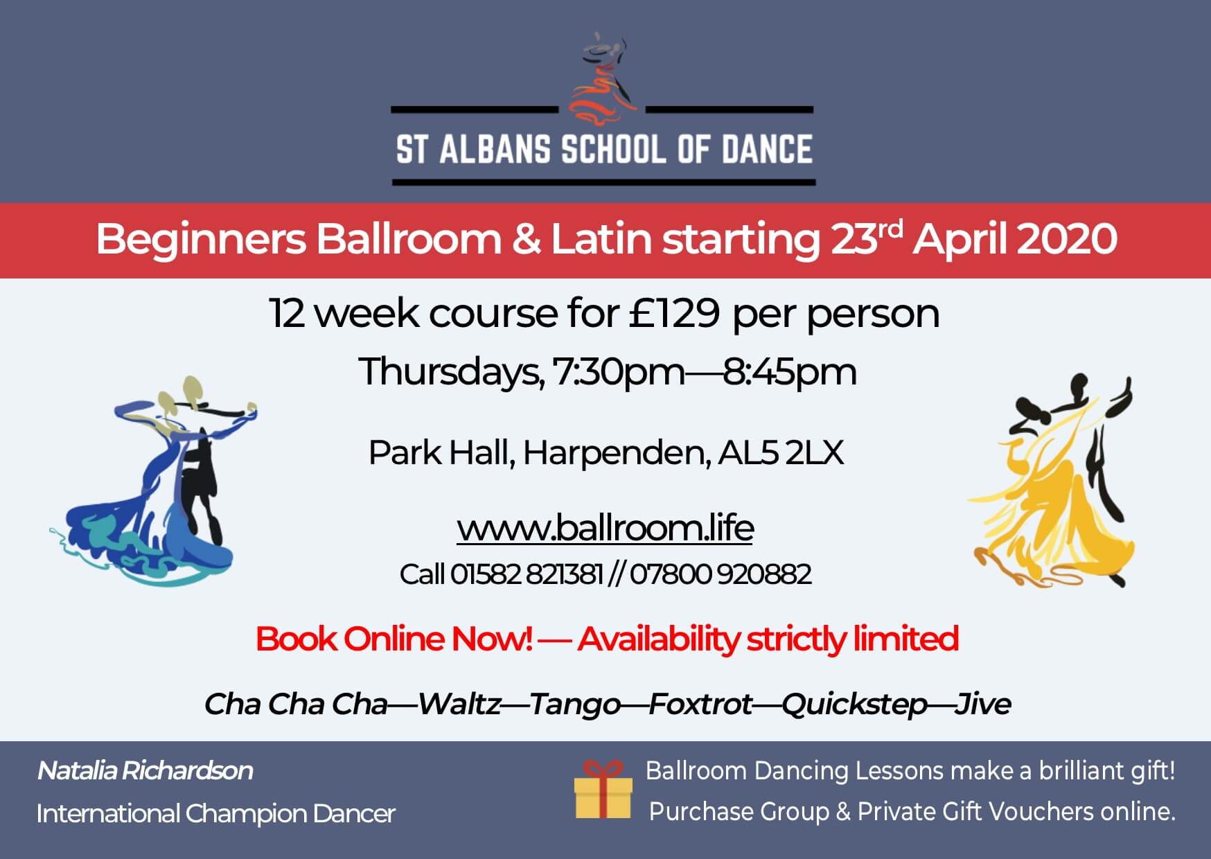 St Albans & Harpenden School of Dance: Ballroom & Latin American